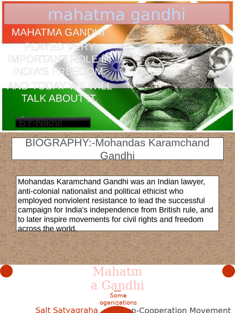 Mahatma Gandhi | PDF