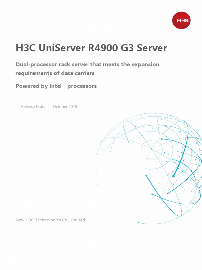 H3C UniServer R4900 G3 Overview | PDF | Solid State Drive | Computer ...