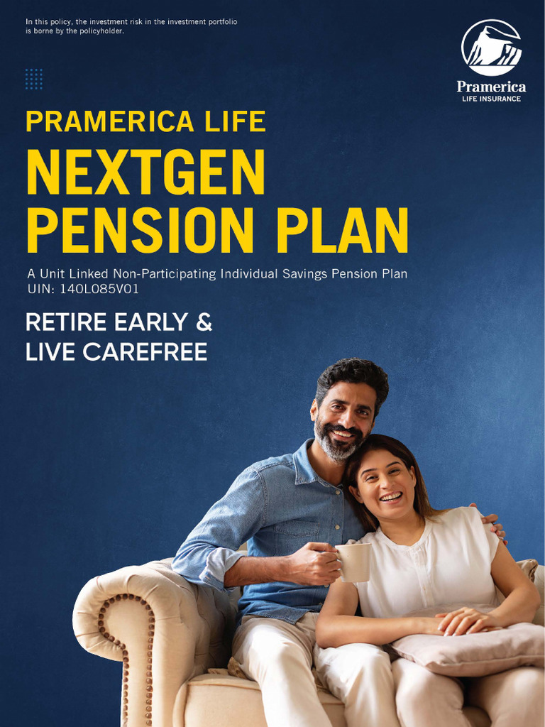 Pramerica NEXTGEN PENSION PLAN | PDF | Insurance | Pension