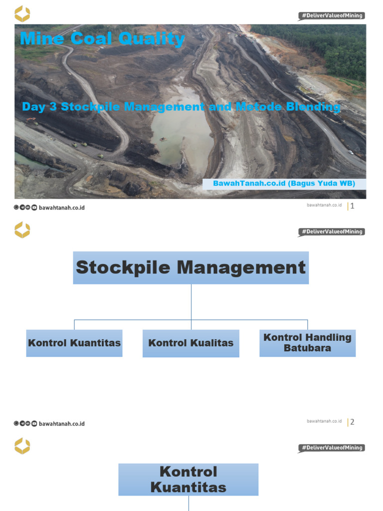 Stockpile Management | PDF