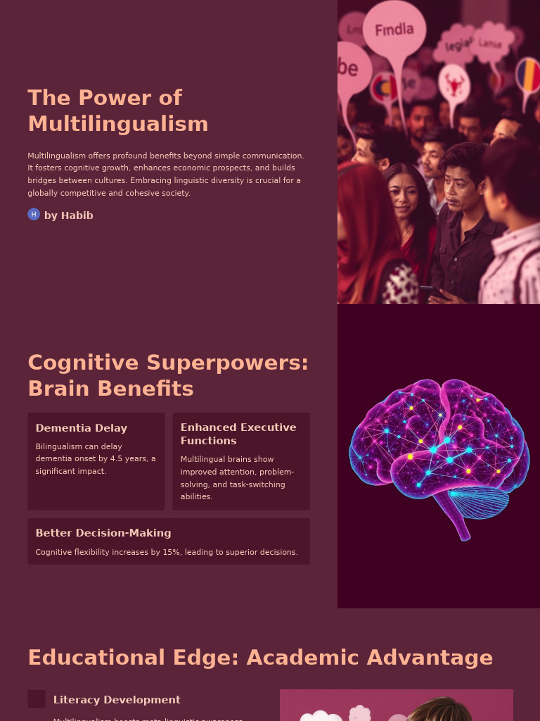 Benefits of Multilingualism Explained | PDF