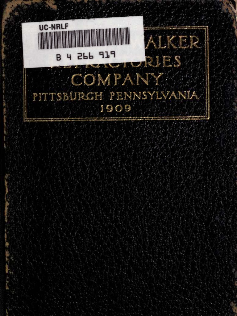Catalog of Harbison-Walker Refractories CO, Pittsburgh PA 1908 | PDF ...