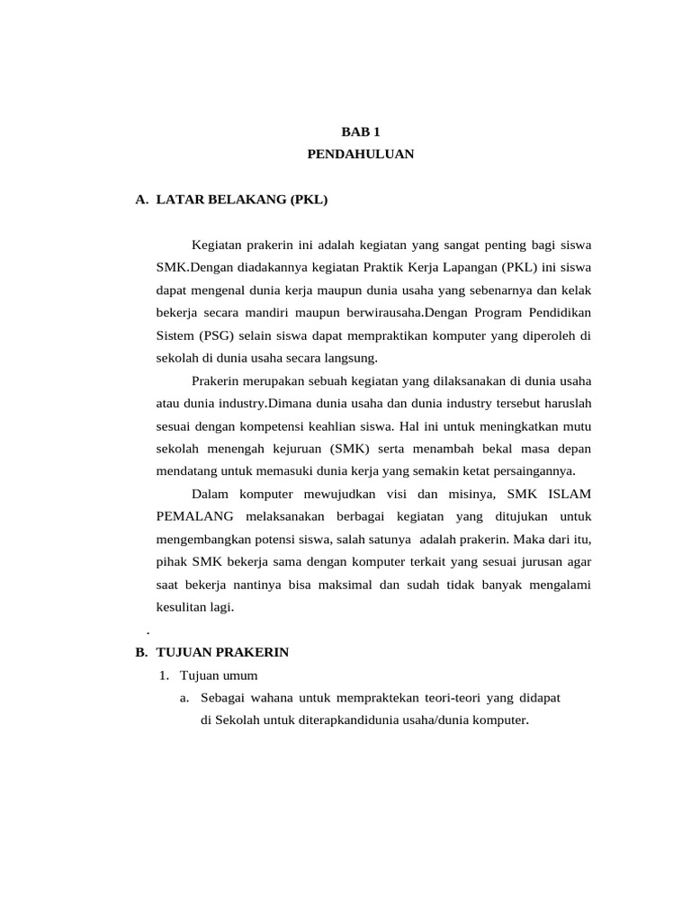 Praktik Kerja Lapangan di Difaz Computer | PDF