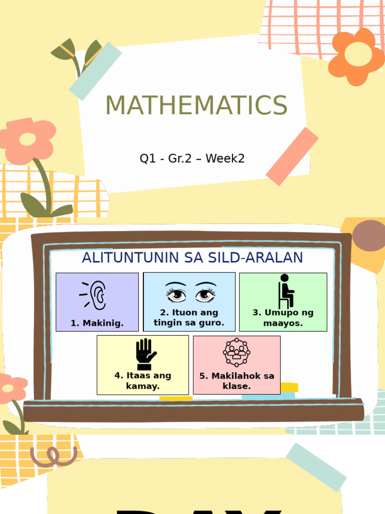 Week2 Mathematics (Tagalog) | PDF | Shape | Geometry