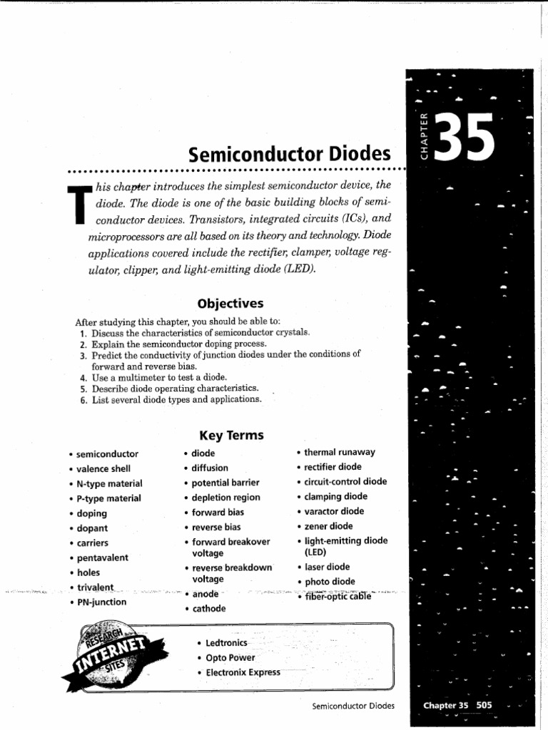 Chapter 35 (Semiconductor Basics) | PDF