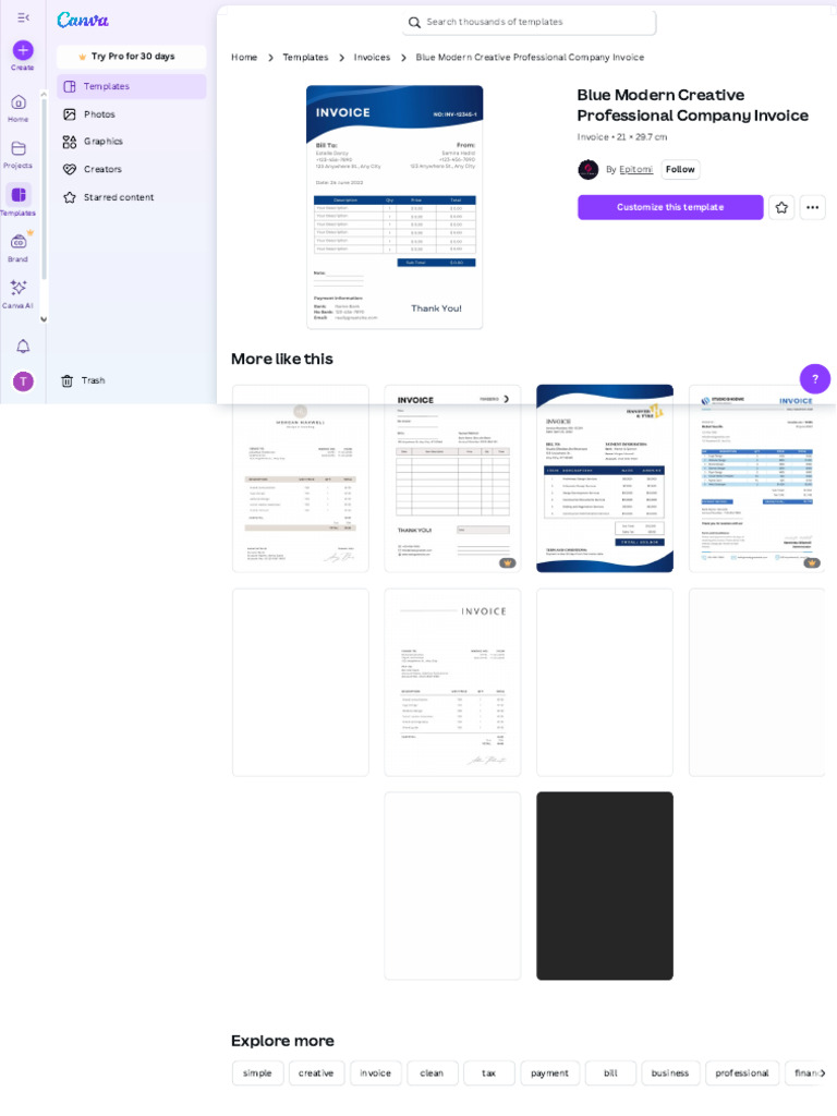 Finding Starred Canva Templates | PDF