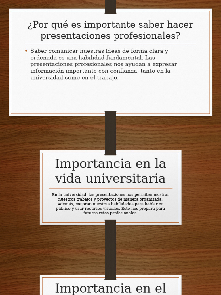 Presentación Profesional Sobre La Importancia de Saber Hacer ...