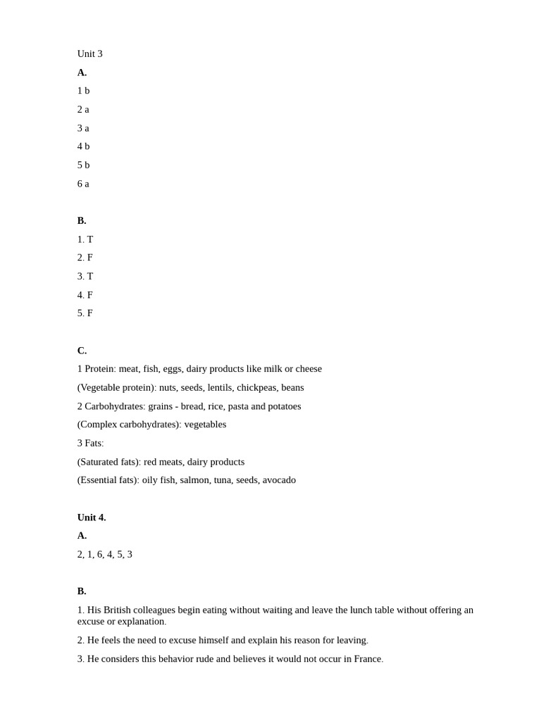 Listening Unit 3 Pdf