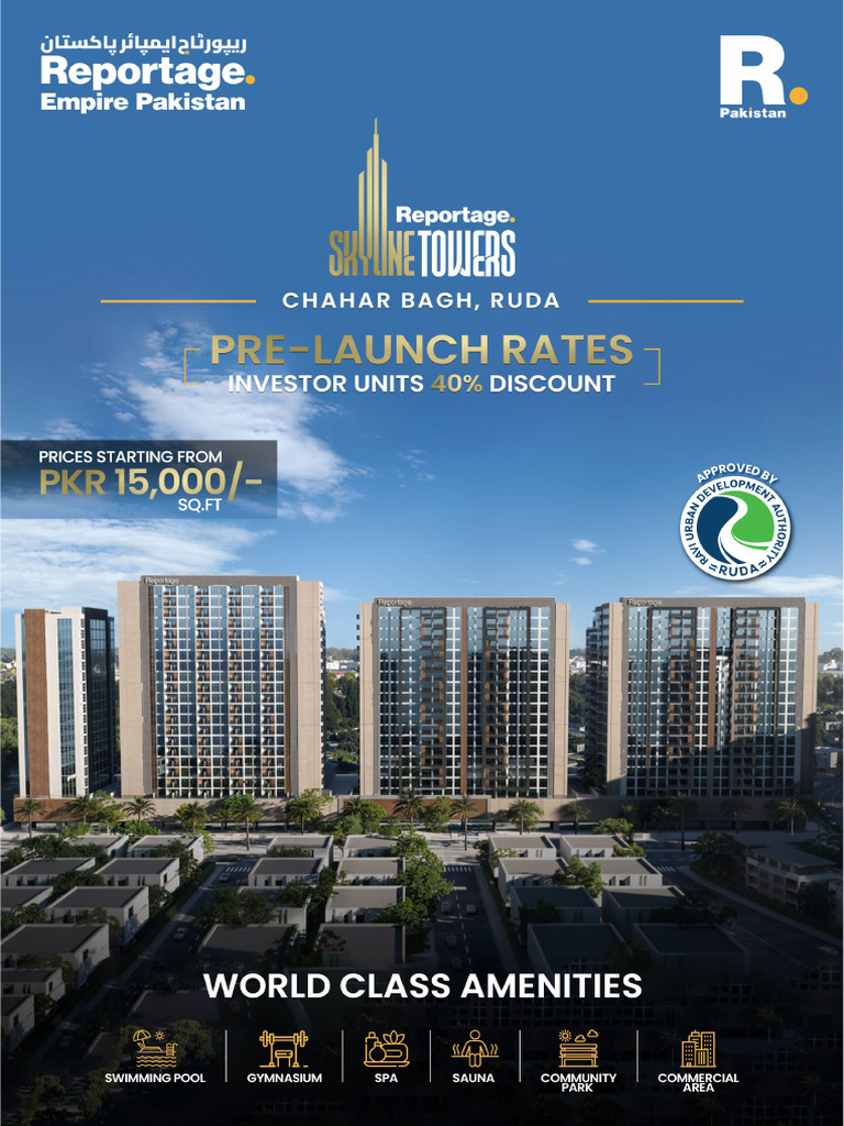 Reportage Skyline Towers Flyer | PDF