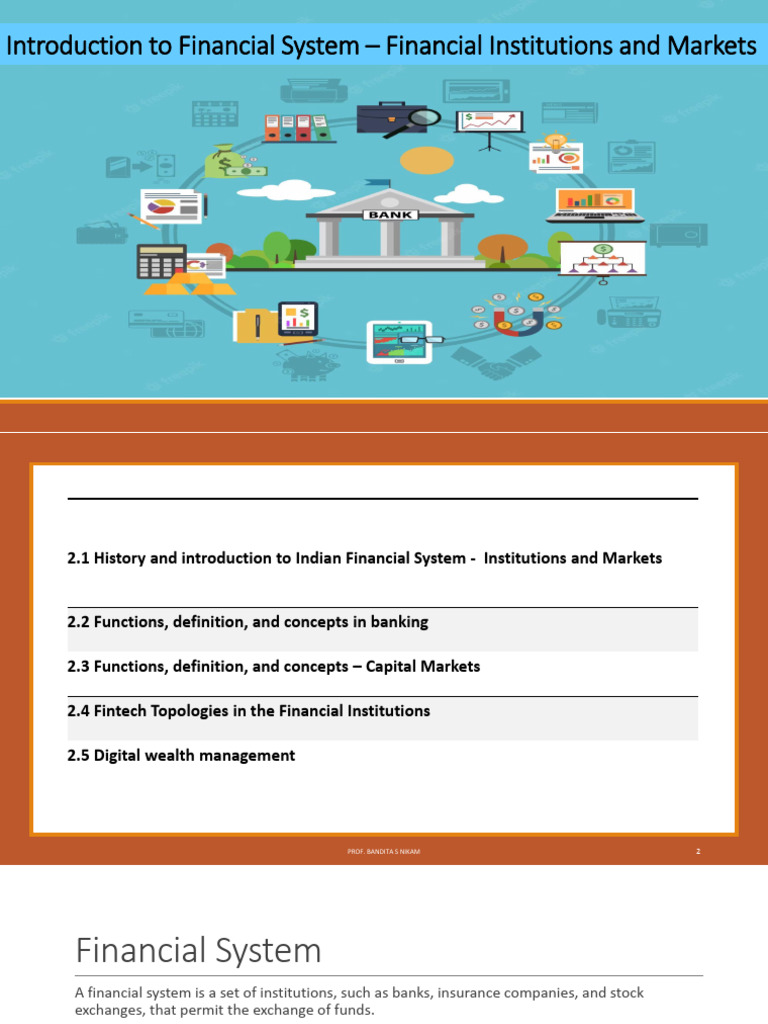 Unit 2-Introduction To Financial System - Financial Institutions and ...