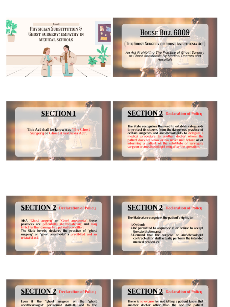 GROUP 8 - Ghost Surgery & Empathy | PDF | Empathy | Informed Consent