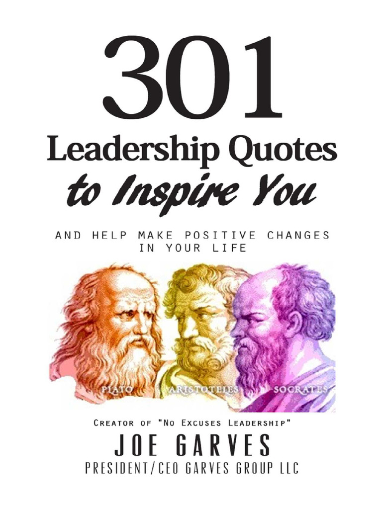 301 Leadership Quotes To Get You Inspired Complete | PDF | Leadership ...