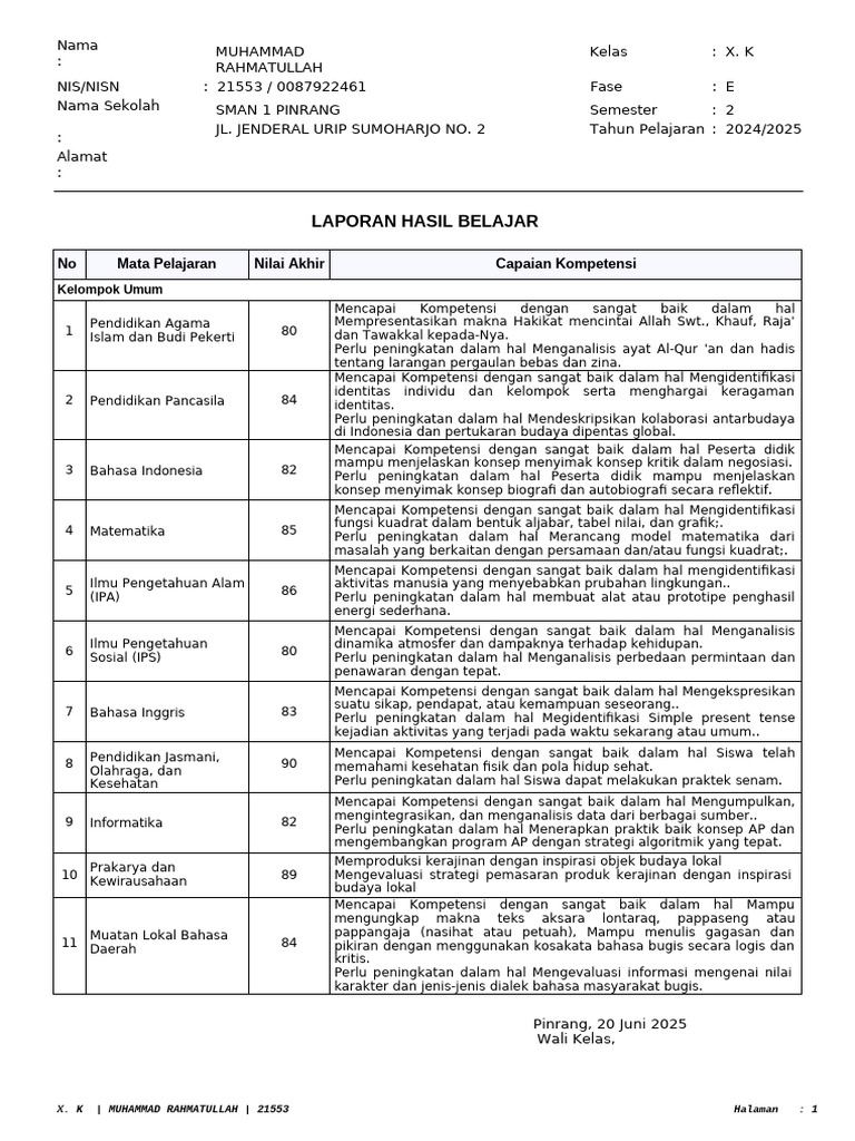 Muhammad Rahmatullah - 1 | PDF