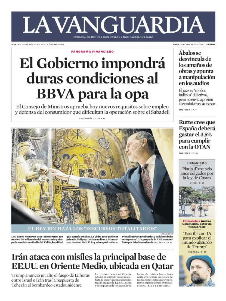 24 06 25 La Vanguardia | PDF