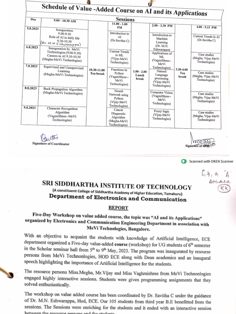 SSIT Value Added Course | PDF | Microcontroller | Embedded System