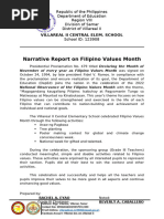 Filipino Values Month Activity PUBMAT | PDF