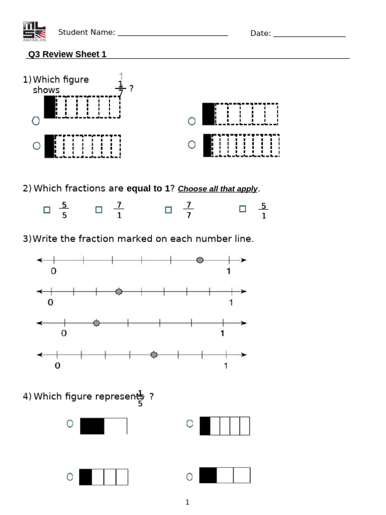Quarter 3 Review Sheet 1 | PDF