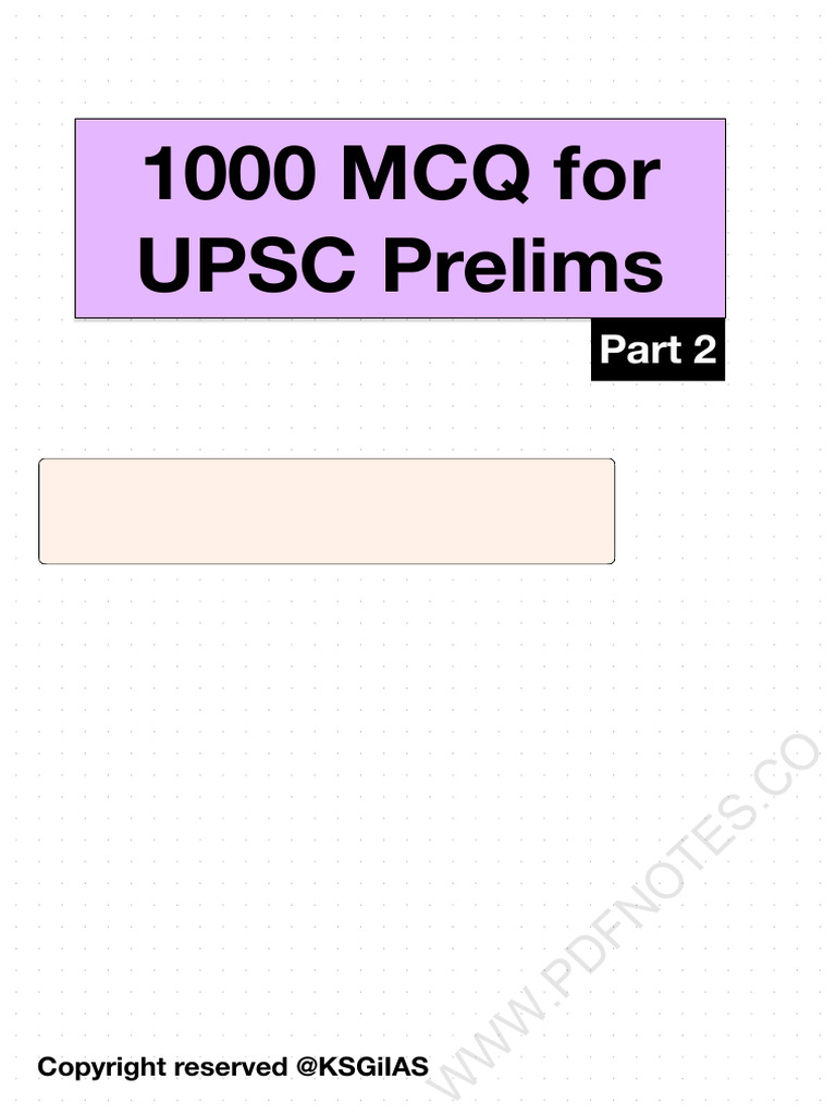PT 1000 MCQ Part 2 KSG | PDF | Economies