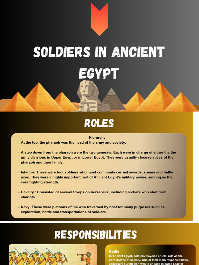 Soldiers' Roles in Ancient Egypt | PDF | Ancient Egypt | Military