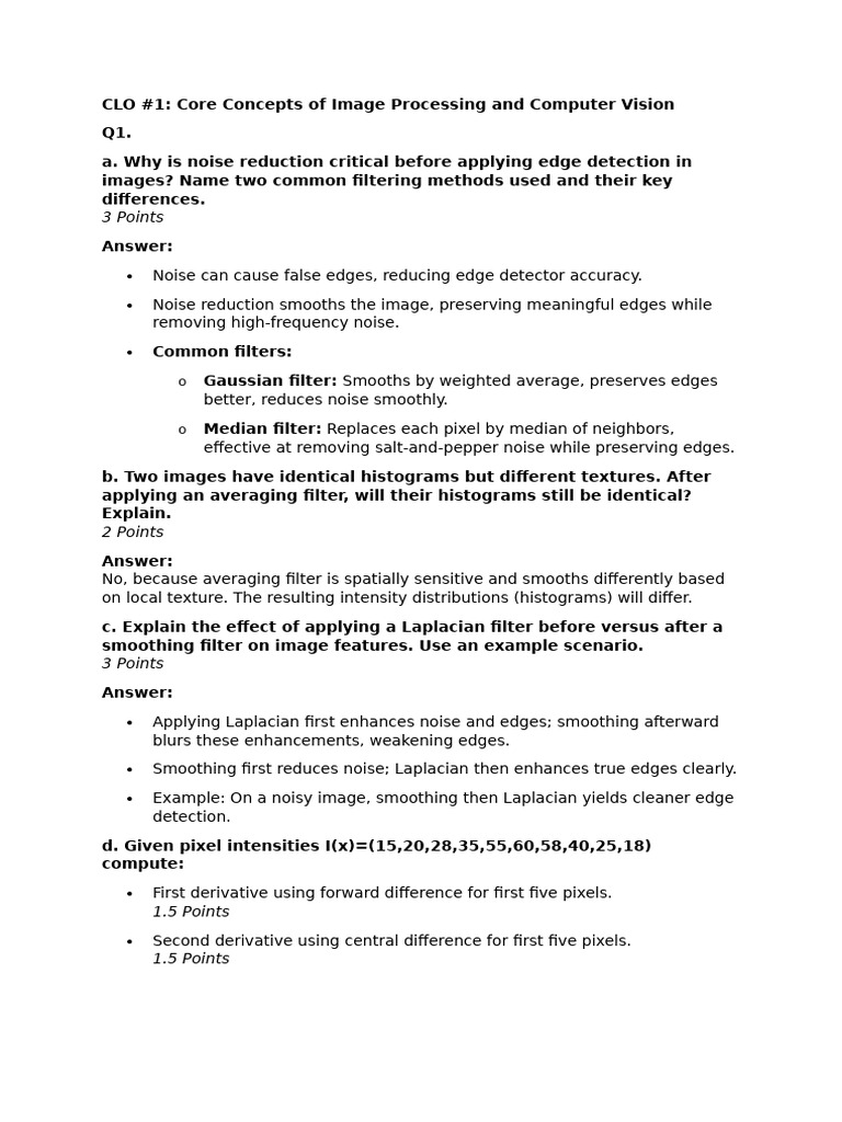 Advance Computer Vision 3 | PDF | Computational Neuroscience | Multidimensional Signal Processing