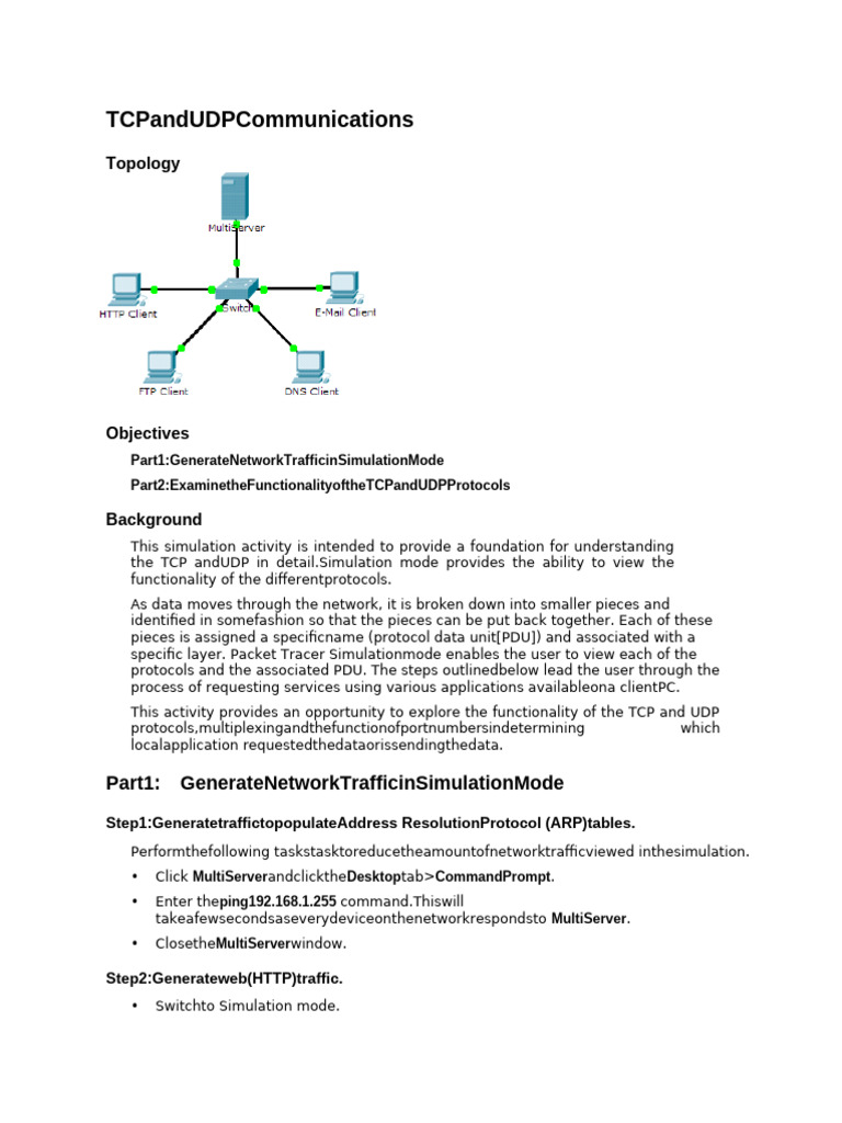 5-Komunikasi Data TCP Dan UDP - Muhammad Garinza Dirgaraya | PDF | Transmission Control Protocol ...