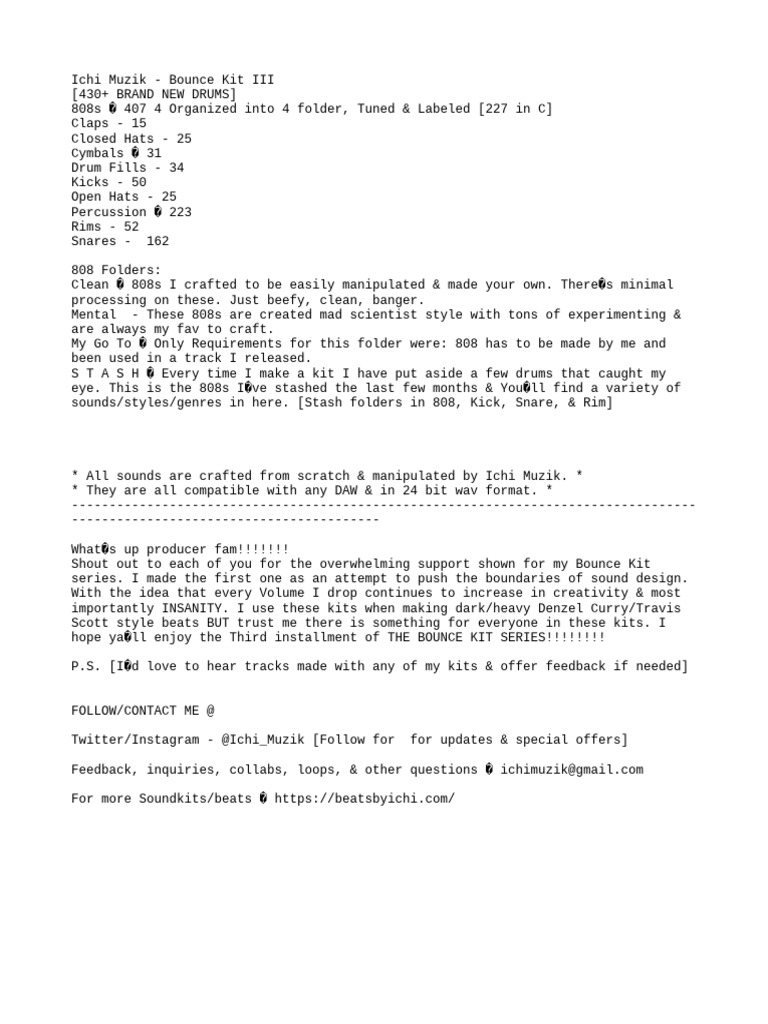 Bounce Iii Detailed Breakdown | PDF