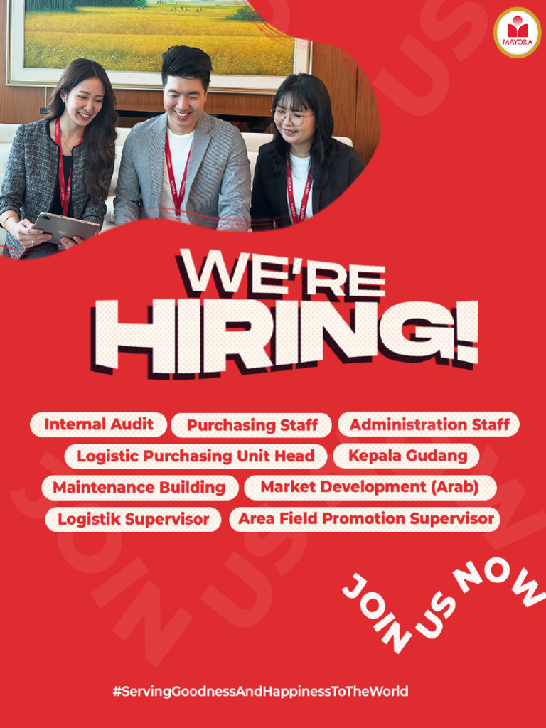 Lowongan Kerja Mayora - Group | PDF