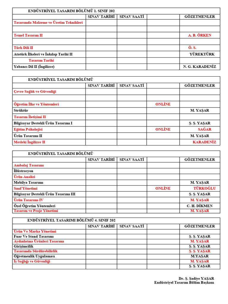 2024 2025 Bahar Yariyili ENTAS Arasinav Programi | PDF
