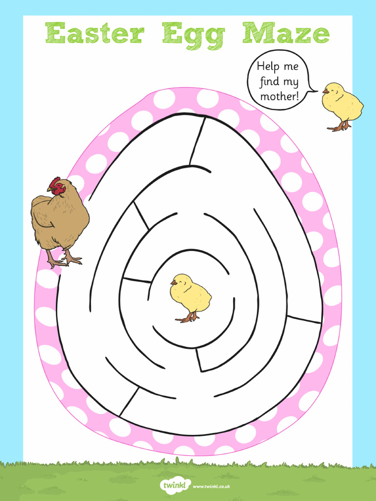 Easter Egg Mazes | PDF