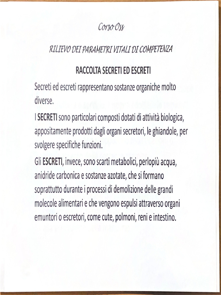 Secreti Ed Escreti | PDF