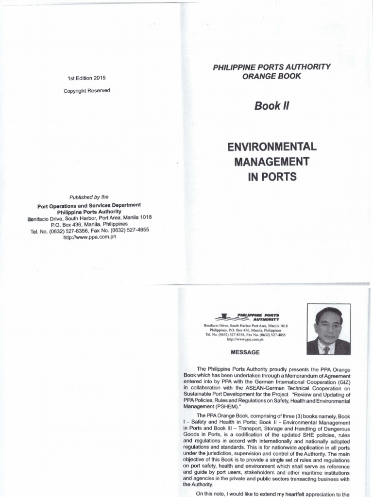 Book II Environmental Management in Port | PDF