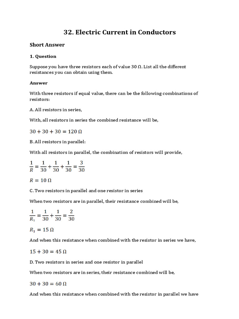 Current Electricity | PDF | Electric Current | Voltage