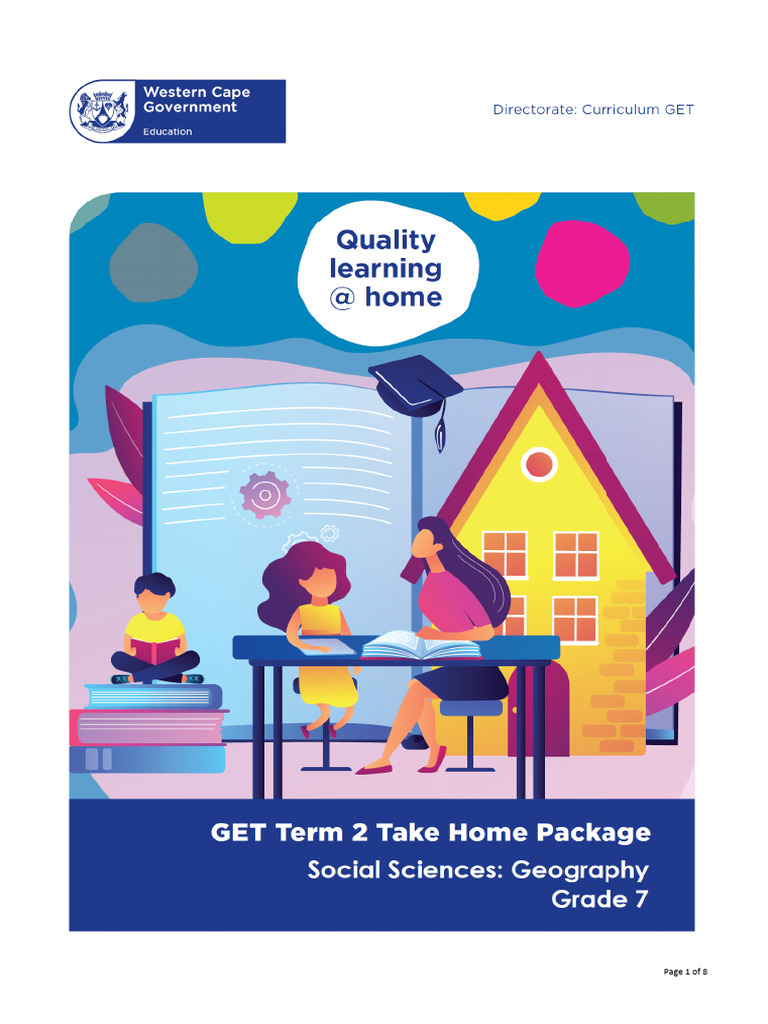 Grade 7 Social Sciences Geography Take Home Pack Term 2 | PDF | Plate ...