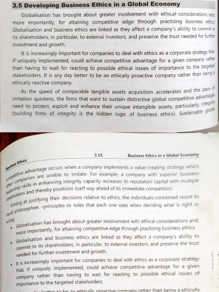 Global Ethical Issues | PDF