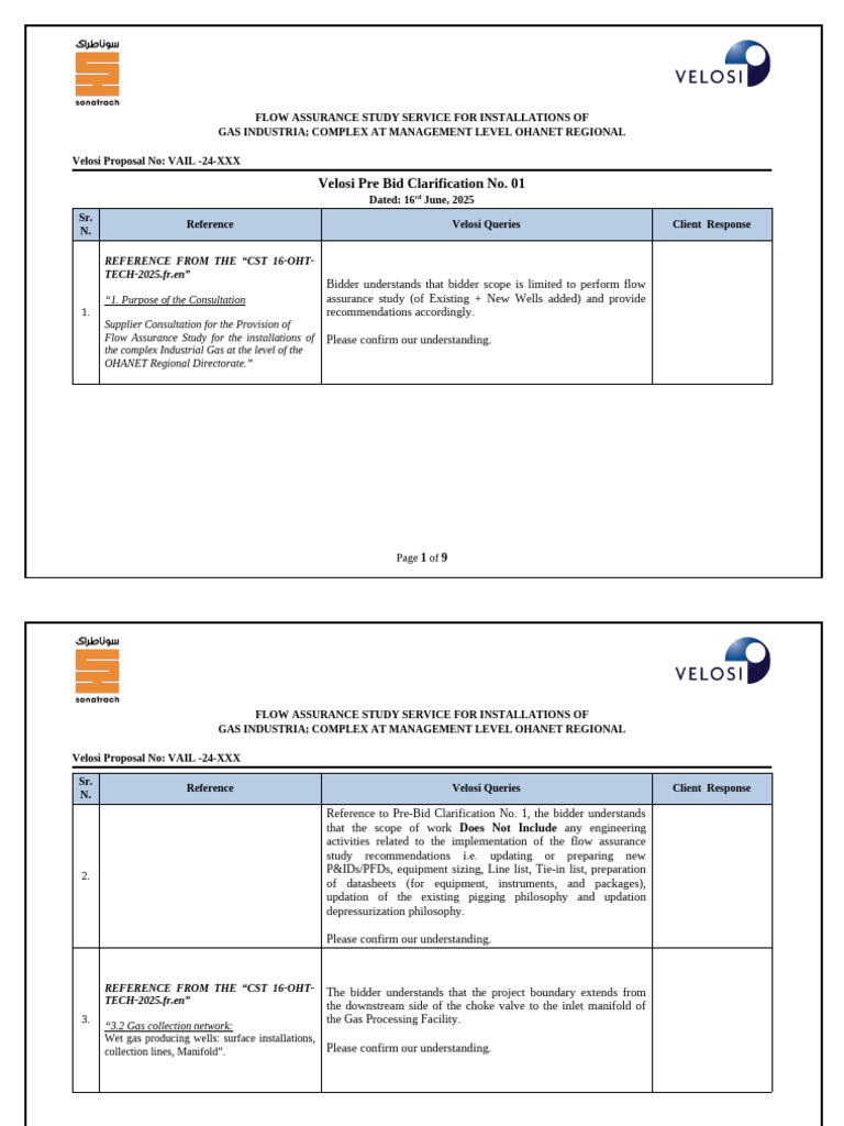 Flow Assurance Study for Gas Installations | PDF | Gases | Mechanical ...