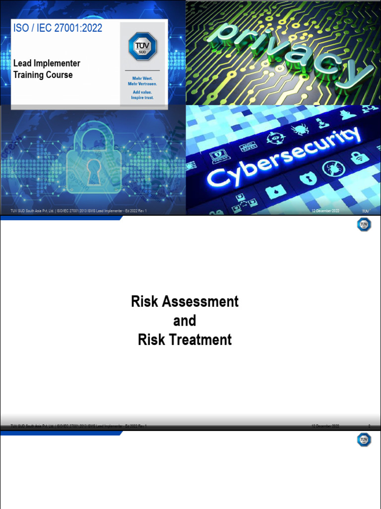 Ecpd - PPT 04 - Iso 27001 - 2022 Isms Li 5d Session 4 | PDF | Risk ...