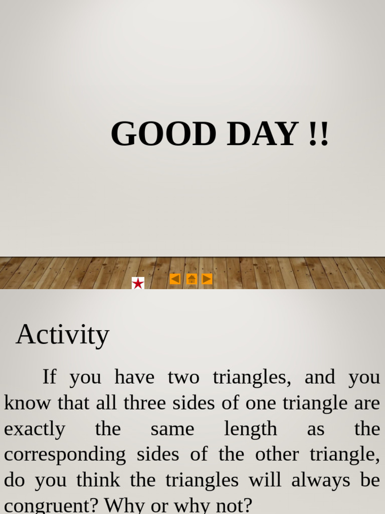 G8 Math Q3 Week 3 Triangle Congruence | PDF | Geometric Shapes ...