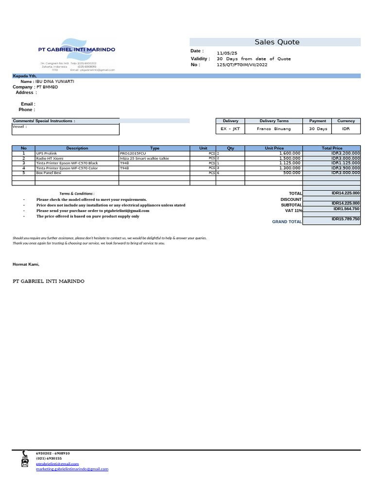 QT - Revisi Keperluan It BMB | PDF