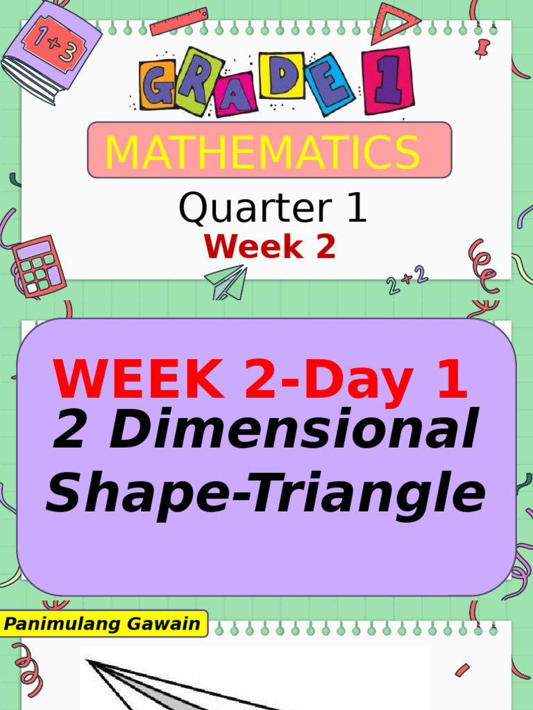 Tunay Math PPT Week 2 Day 1 | PDF