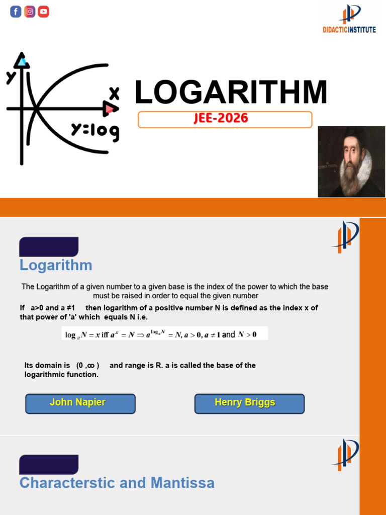 Logairthm | PDF | Logarithm | Numbers