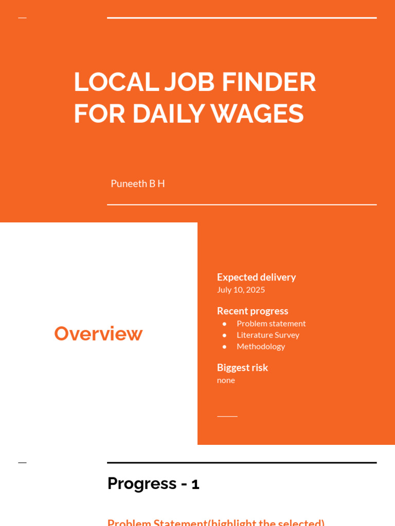 Puneeth .B H - Status Report | PDF