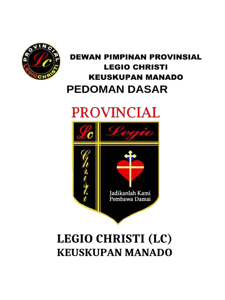 Pedoman Dasar Legio Christi Manado | PDF