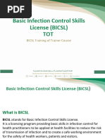 Basic Infection Control Skills License BICSL Training Guide 2023 | PDF ...