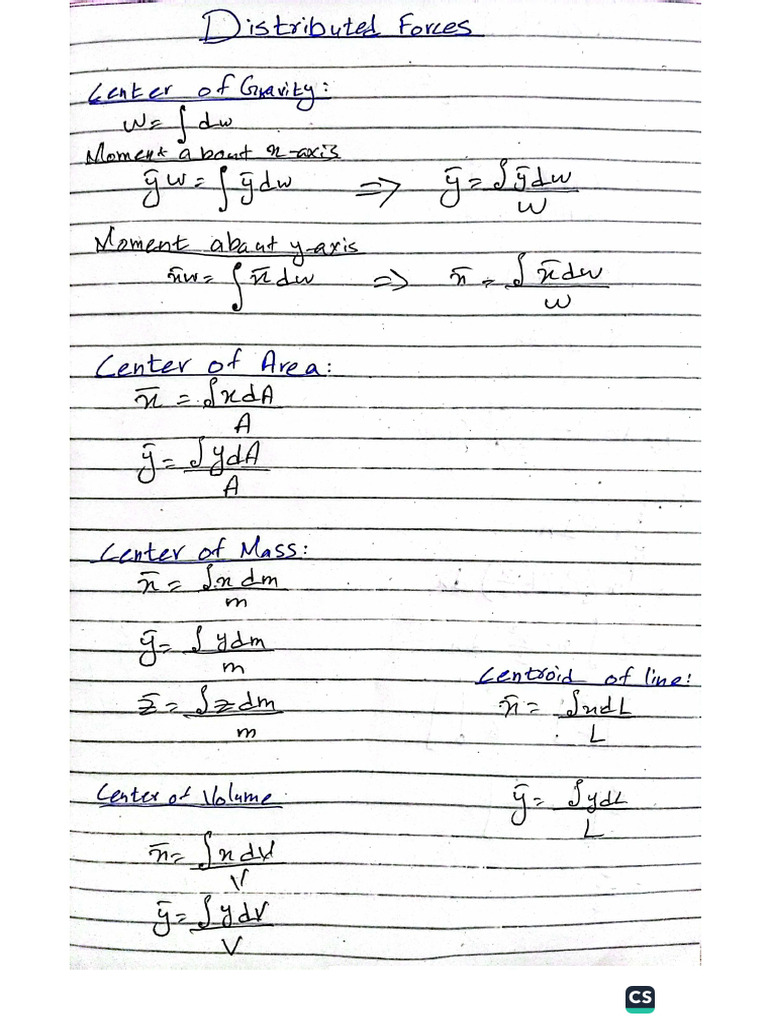 Engineering Static (Distributed Forces) Problems Solution | PDF