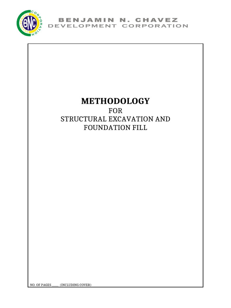 Structural Excavation Method Statement | PDF | Trench