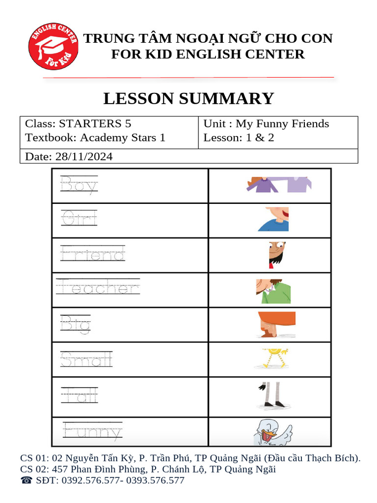 2 - Unit 1, Lesson 1 & 2 | PDF