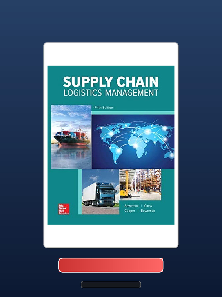 Full Chapter of Supply Chain Logistics Management 5th Edition by Donald ...