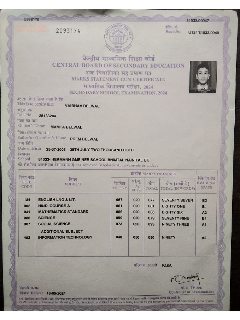 Board Certificate | PDF