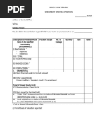 Declaration of Solvency Form CAA.10 | PDF | Notary Public | Expense
