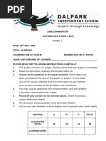 Maths Grade 8 Paper 2 | PDF | Arithmetic | Mathematics